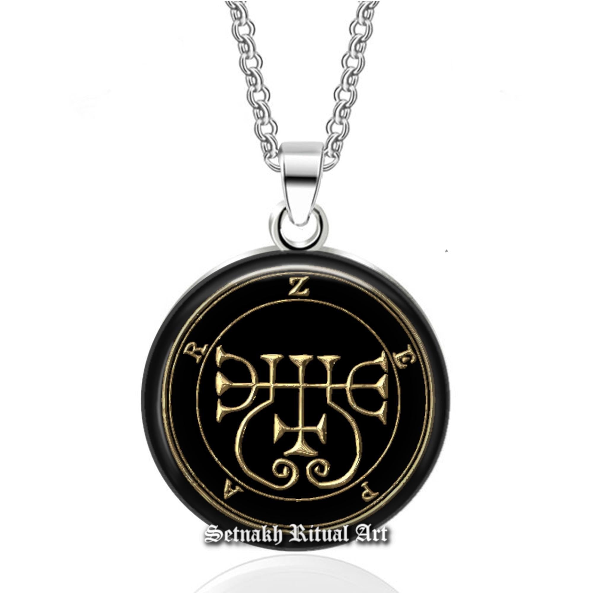 16 ZEPAR demon seal pendant, Goetia sigil necklace, Lemegeton jewelry,