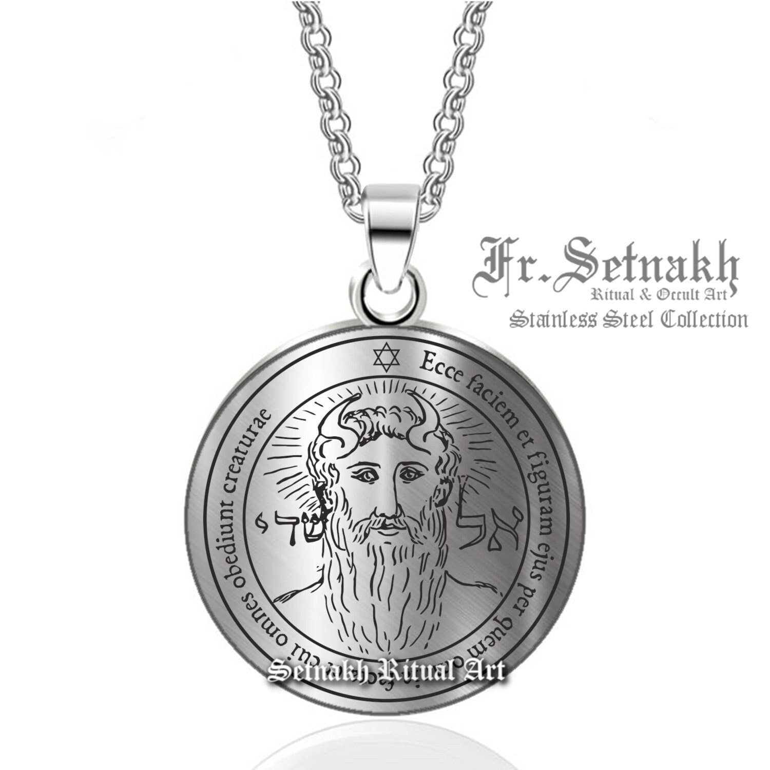 First pentacle of the Sun, Metatron pendant, El Shaddai' talisman whic