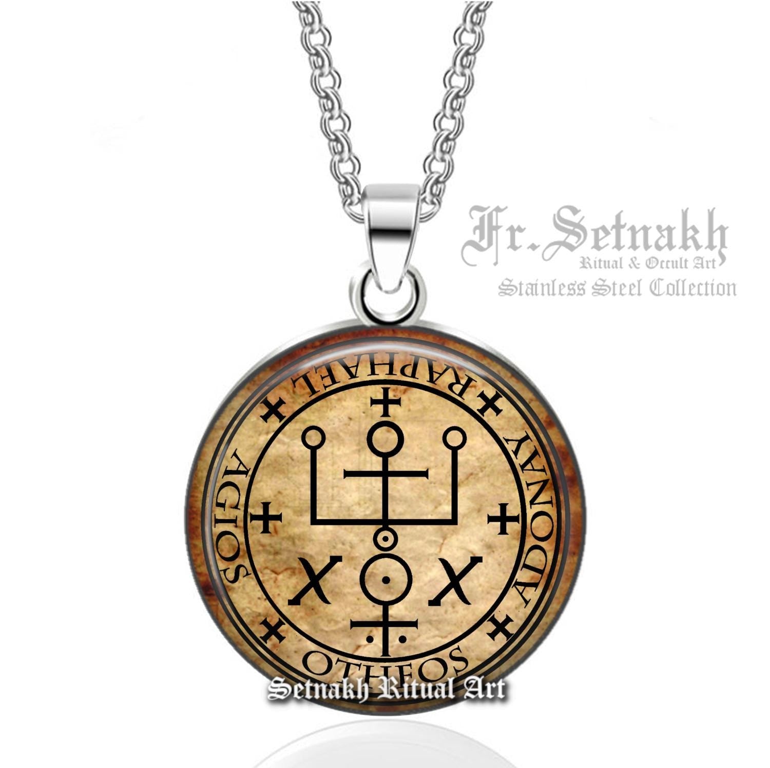 Archangel Raphael Talisman: Seal of Healing, Health, and Harmony from